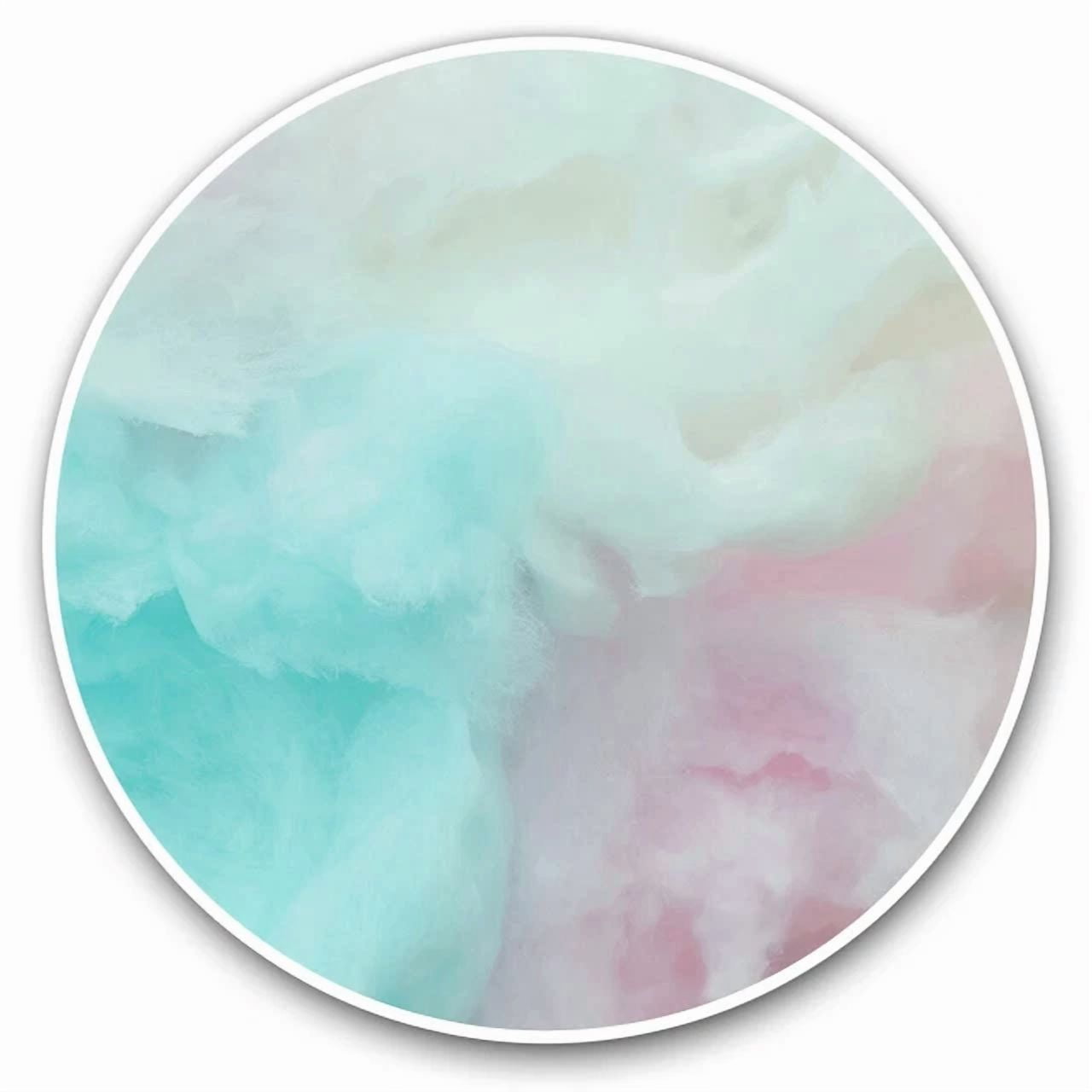 DOPASTICKER Cotton Candy Floss Clouds Cool Gift Decorative Laptop ...