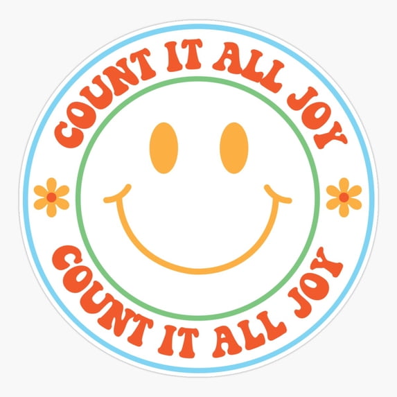 DOPASTICKER Count It All Joy James Verse Sticker, Phone Sticker Car ...
