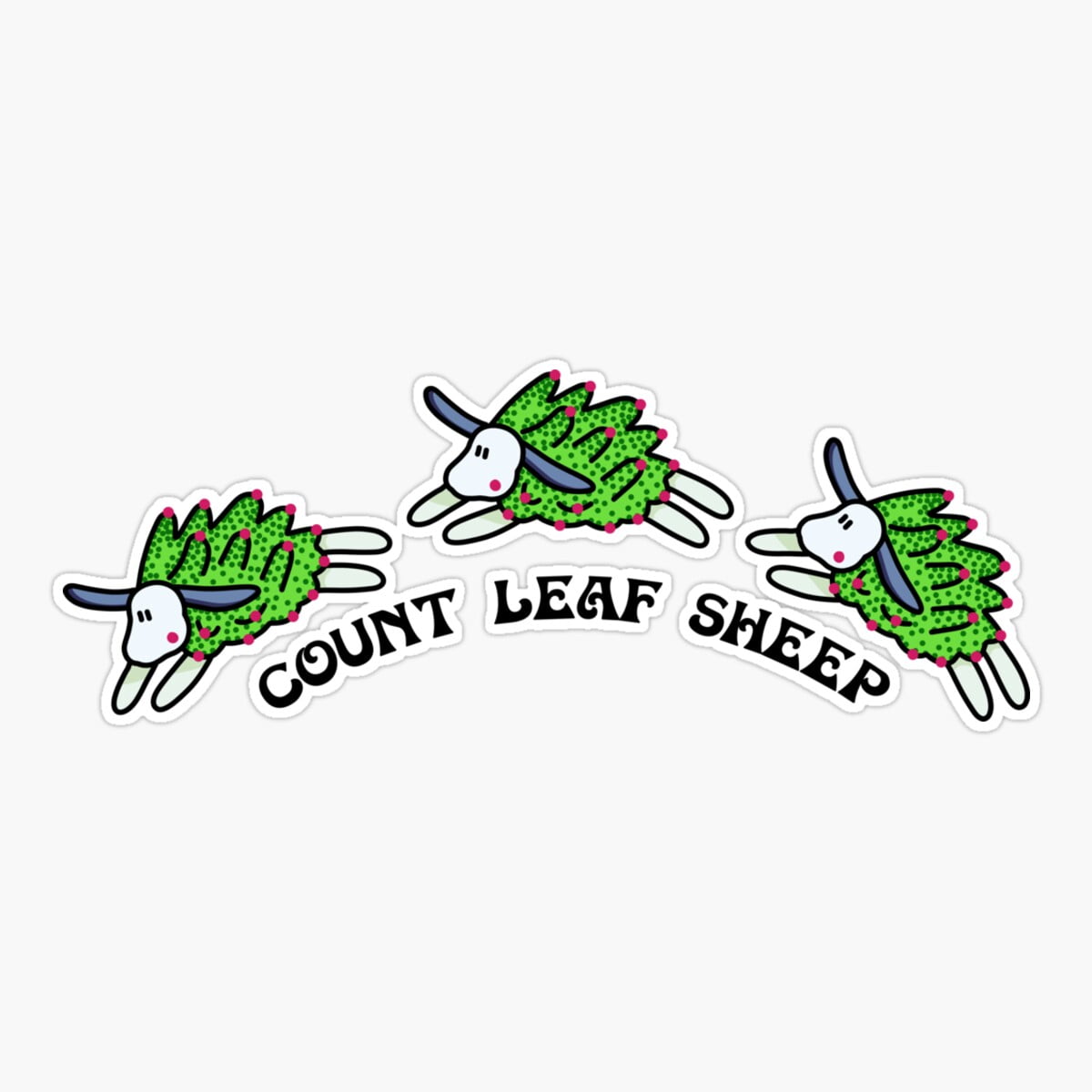 DOPASTICKER Count Leasheep Sticker, Phone Sticker Water Bottle Sticker ...