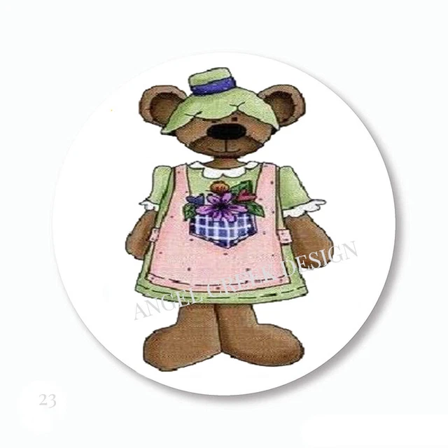 DOPASTICKER Country Prim Bear Scrapbook Stickers Phone Decal Water ...