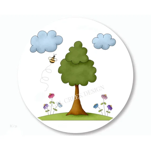 DOPASTICKER Country Primitive Summertime Envelope Scrapbook Stickers ...