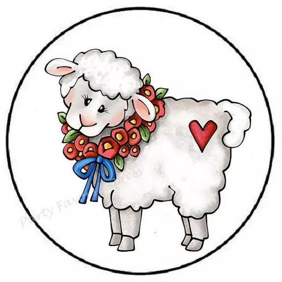 DOPASTICKER Country Sheep Farm, Phone Sticker, Latop Sticker, Lover ...