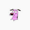 DOPASTICKER Courage The Cowardly Dog Sticker, Phone Sticker Car ...