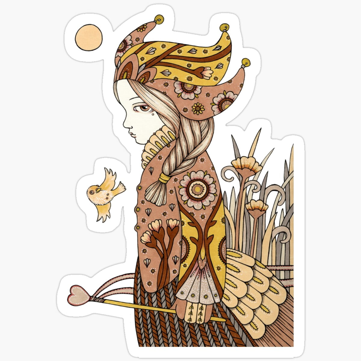 DOPASTICKER Court Jester Sticker Birthday Gifts - Decorative Laptop ...