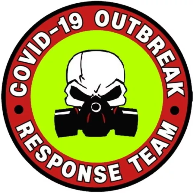 DOPASTICKER Covi19 Outbreak Response Team Sticker Laptop Sticker Window ...
