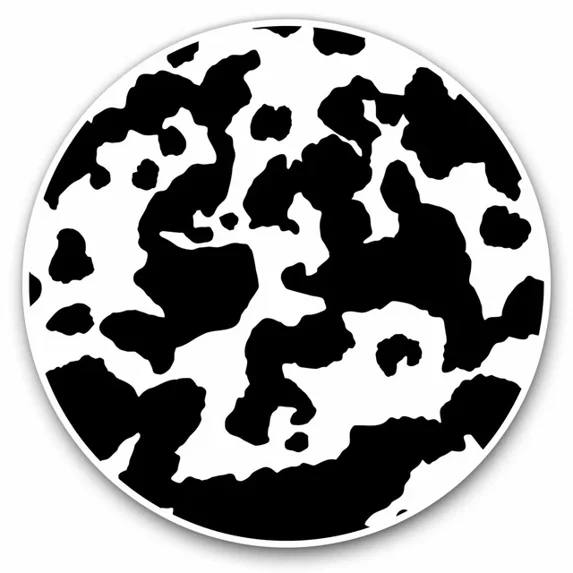 DOPASTICKER Cow Pattern Animal Print Cool Gift Decorative Laptop, Phone ...