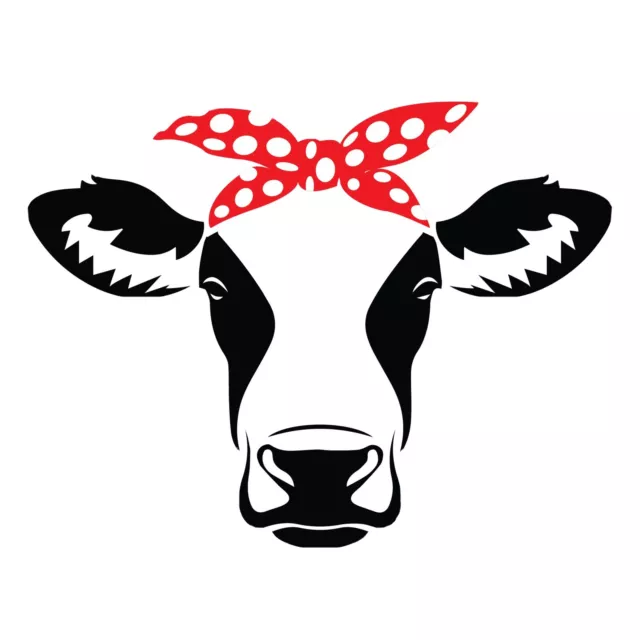 DOPASTICKER Cow Sticker Farm Life Wife Country Living Dairy Rosy Milk ...