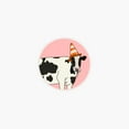 DOPASTICKER Cow Wearing Traffic Cone Sticker Phone Sticker, Latop ...