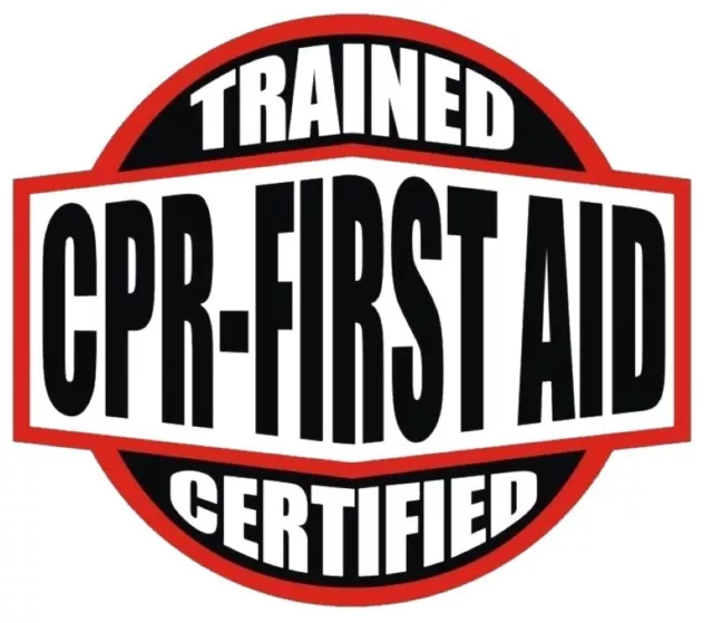 DOPASTICKER Cpr First Aid Certified Trained Sticker Phone Decal Water ...