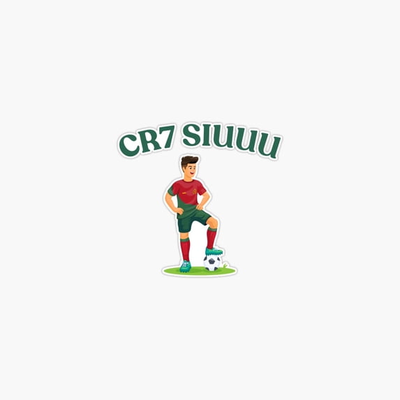 DOPASTICKER Cr7 Suuu Sticker, Phone Sticker Car Stickers, Birthday Gift ...