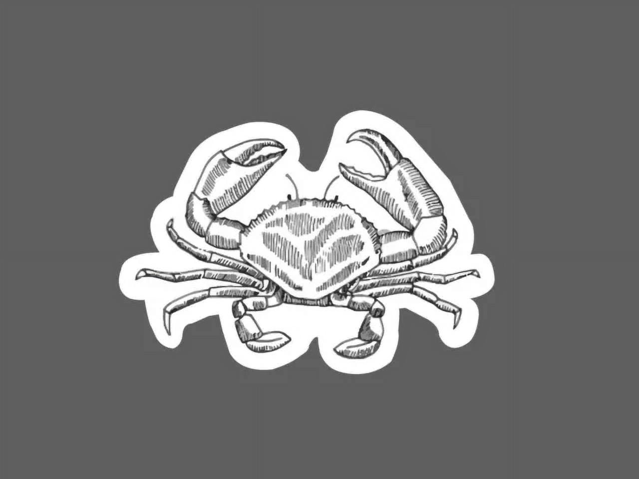 DOPASTICKER Crab Crustacean Waterproof Decorative Laptop, Phone ...