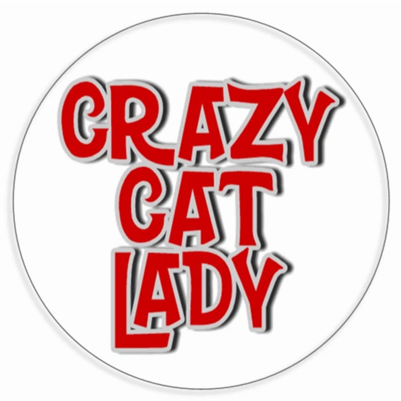 DOPASTICKER Crazy Cat Lady Sticker, Kitten Feline Pet Animal Lover ...