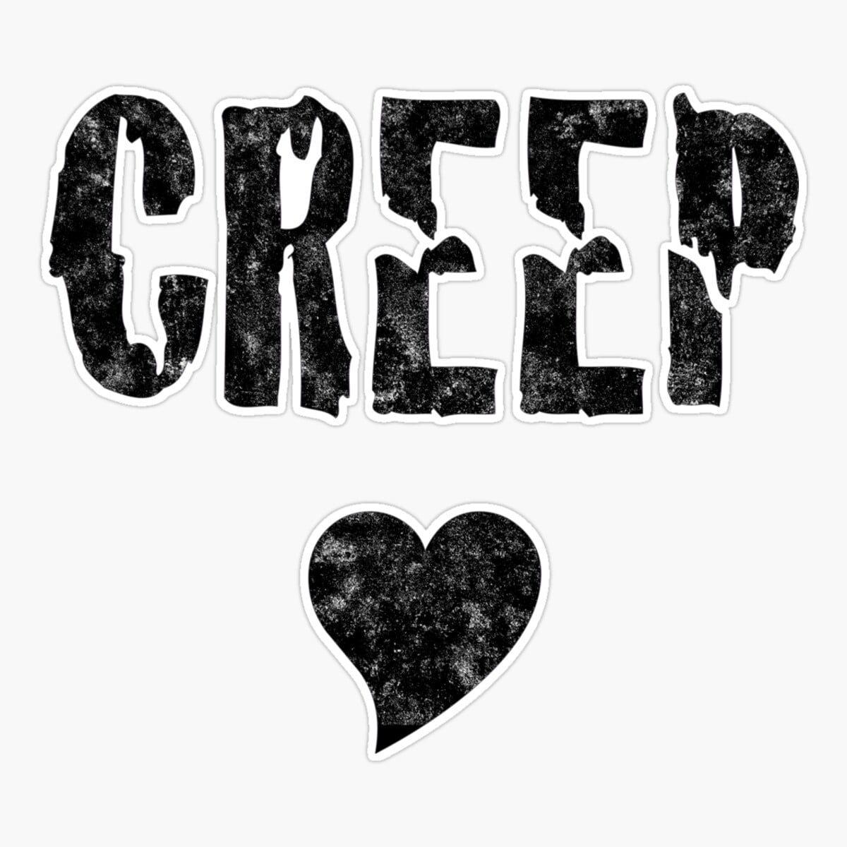 DOPASTICKER Creep Love Gift Sticker, Phone Sticker Water Bottle Sticker ...