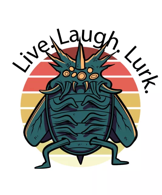 DOPASTICKER Creepy Sticker Live Laugh Lurk Cryptid Insect Monster ...