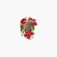 DOPASTICKER Crested Gecko With Hibiscus And Anthurium Sticker, Phone ...