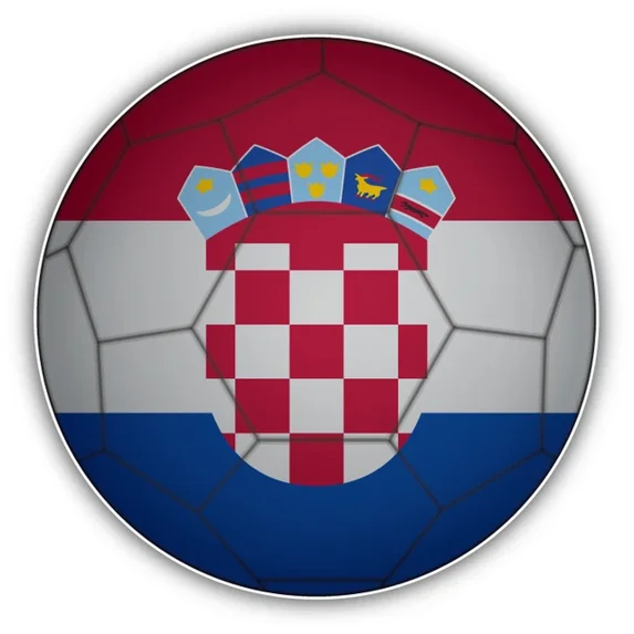 DOPASTICKER Croatia Flag Soccer Ball Sticker Decal Phone Decal Water ...