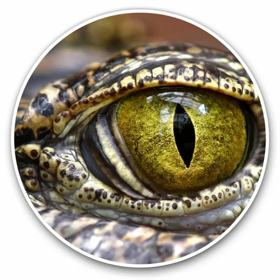 DOPASTICKER Crocodile Alligator Eye Cool Gift Decorative Laptop, Phone ...