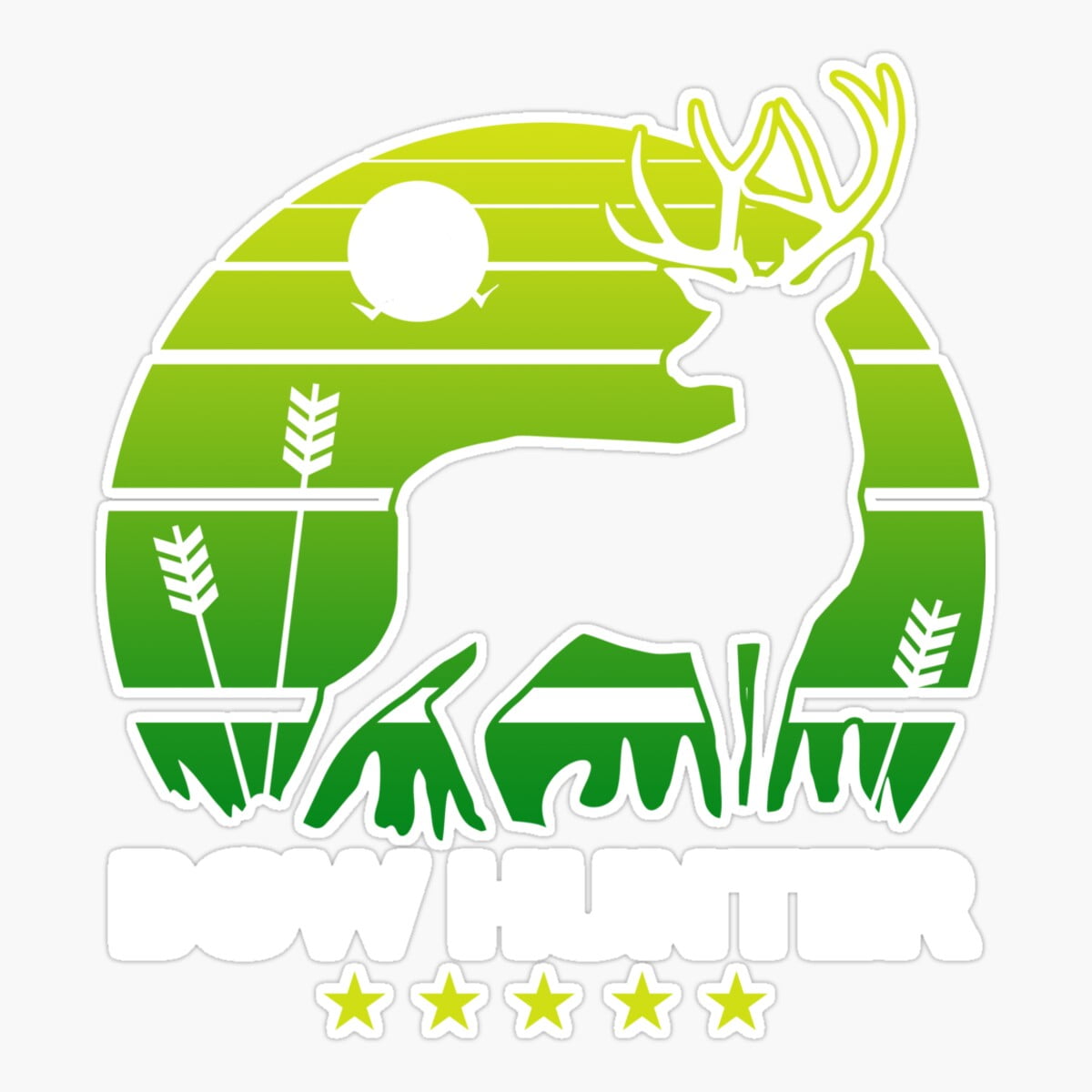 DOPASTICKER Crossbow Hunting Git, Patriotic Hunting Git, Deer Hunting ...