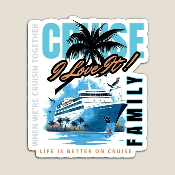 DOPASTICKER Cruise Family - Arround The World Cruise - First Time ...