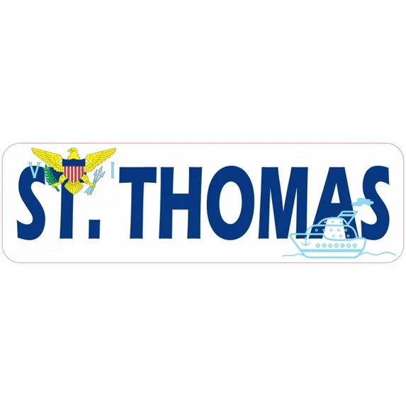 DOPASTICKER Cruise Ship St Thomas Sticker Phone Sticker, Latop Sticker ...