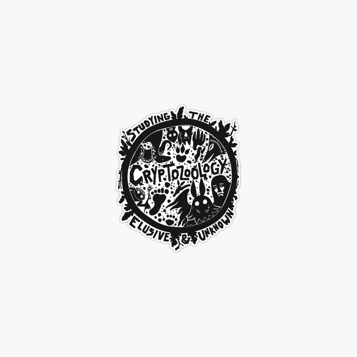 DOPASTICKER Cryptozoologist Sticker, Phone Sticker Car Sticker ...