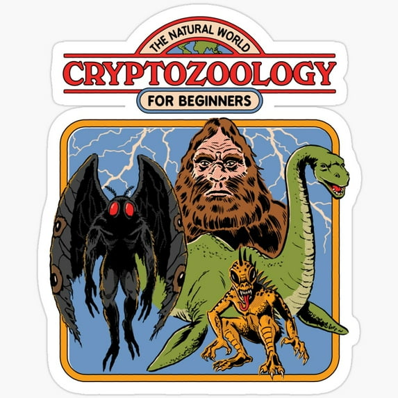 DOPASTICKER Cryptozoology For Beginners Perfect Gift Everyone Phone ...