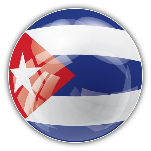 DOPASTICKER Cuba Flag Sticker Decal Phone Decal Water Bottle Stickers ...