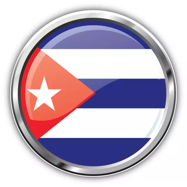 DOPASTICKER Cuba Flag Sticker Decal Phone Decal Water Bottle Stickers ...