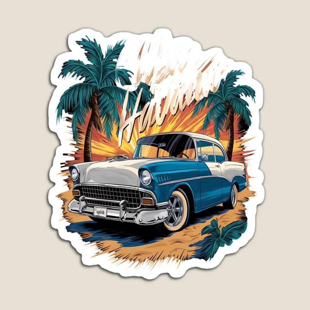 DOPASTICKER Cuban Cars - Havana Cars - Havana Club - Havana Timeless ...