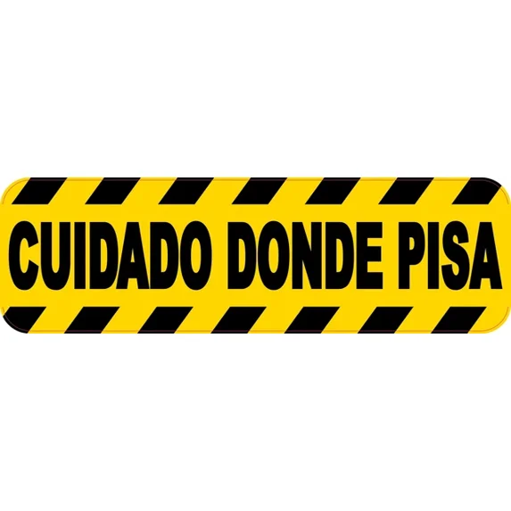 DOPASTICKER Cuidado Donde Pisa Sticker Watch Where You Step Spanish ...