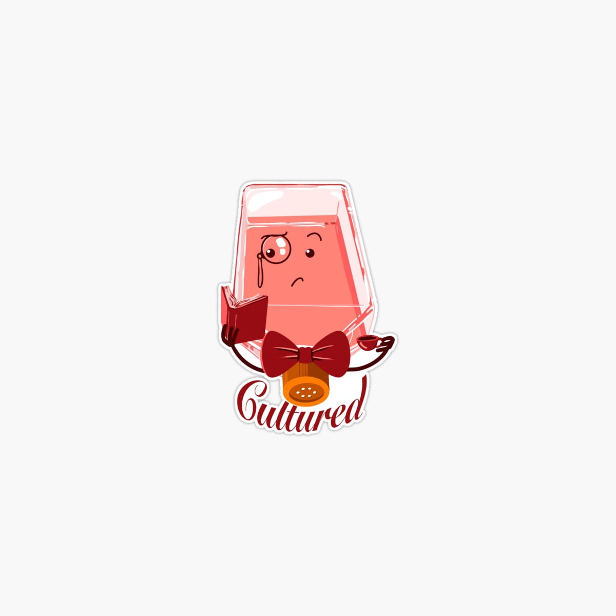 DOPASTICKER Cultured Culture Flask Sticker, Phone Sticker Car Sticker ...