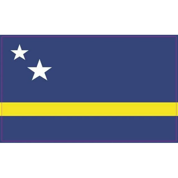 DOPASTICKER Curacao Flag Stickers Car Truck Flags Sticker Phone Sticker ...