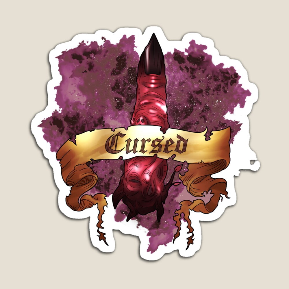 DOPASTICKER Cursed Decorative Laptop, Phone Stickers, Waterproof Decals ...