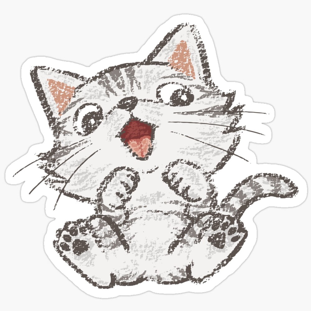 DOPASTICKER Cute American Shorthair Gift You - Phone Stickers ...