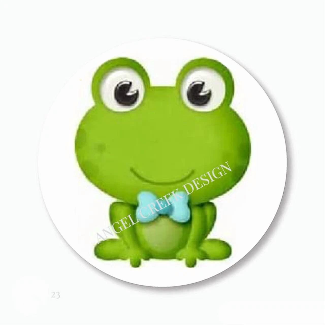 DOPASTICKER Cute Baby Boy Frog Scrapbook Stickers Baby Shower Phone ...