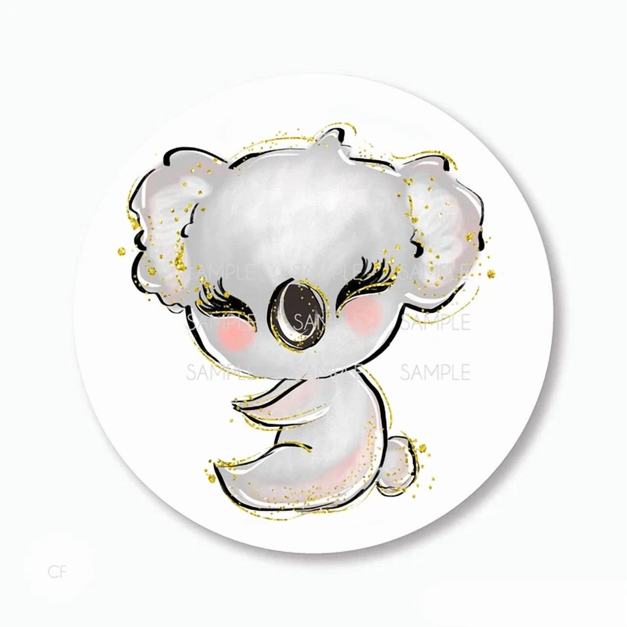 DOPASTICKER Cute Baby Koala Bear Scrapbook Stickers Phone Water Bottle ...