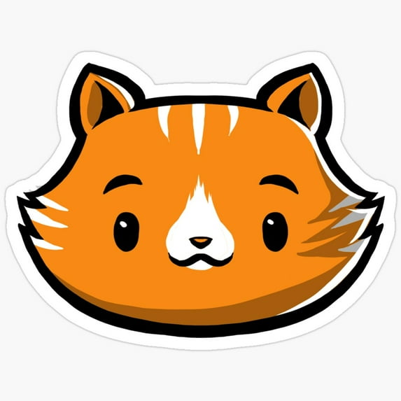 DOPASTICKER Cute Cat Perfect Gift Everyone Phone Decal Water Bottle ...