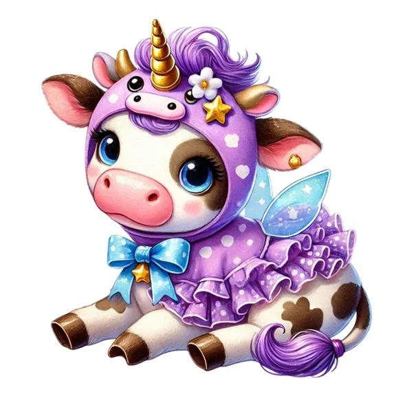 DOPASTICKER Cute Cow Stickers Animal Stickers Style Stickers Phone ...