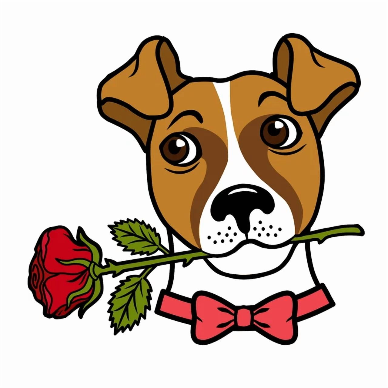 DOPASTICKER Cute Dog Car Sticker Dogs Sticker Phone Sticker, Latop ...