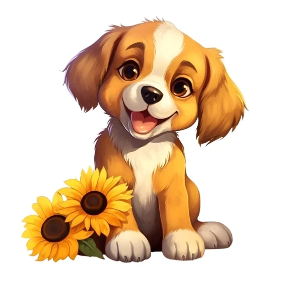 DOPASTICKER Cute Dog Car Sticker Dogs Sticker Phone Sticker, Latop ...