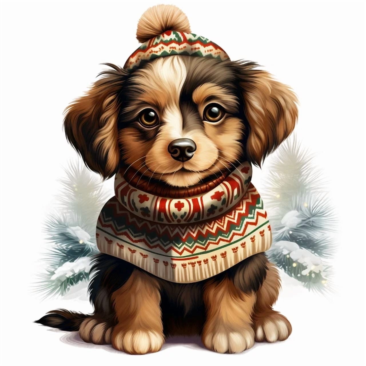 DOPASTICKER Cute Dog Car Sticker Dogs Sticker Phone Sticker, Latop ...