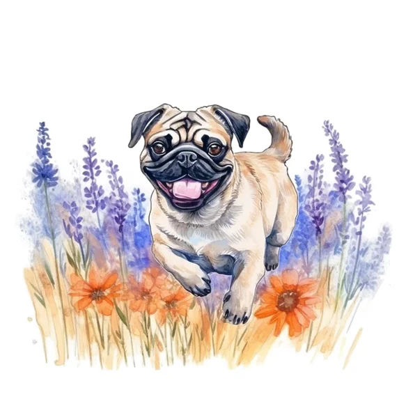 DOPASTICKER Cute Dog Car Sticker Dogs Sticker Phone Sticker, Latop ...