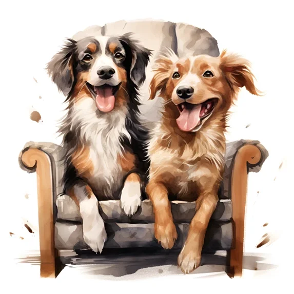 DOPASTICKER Cute Dog Car Sticker Dogs Sticker Phone Sticker, Latop ...