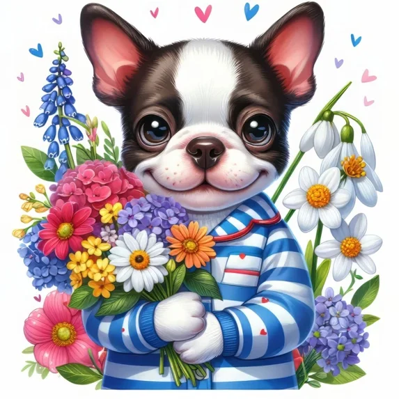 DOPASTICKER Cute Dog Car Sticker Dogs Sticker Phone Sticker, Latop ...