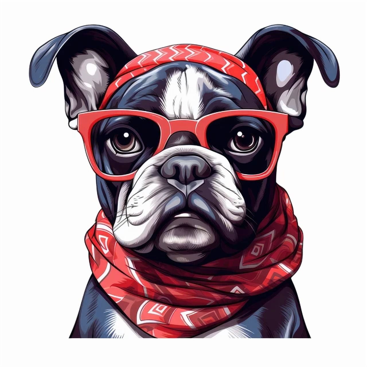 DOPASTICKER Cute Dog Car Sticker Dogs Sticker Phone Sticker, Latop ...