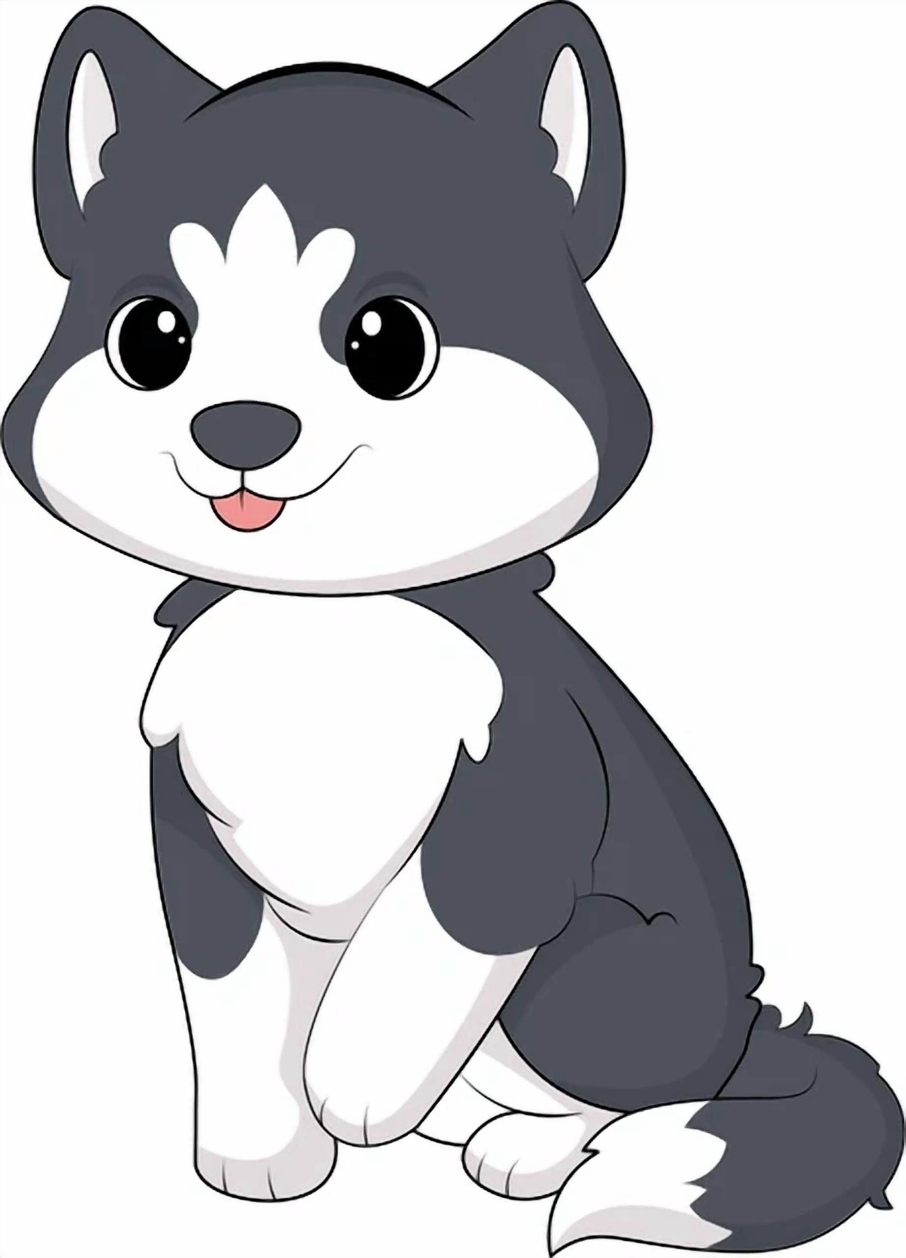 DOPASTICKER Cute Dog Car Sticker Dogs Sticker Phone Sticker, Latop ...