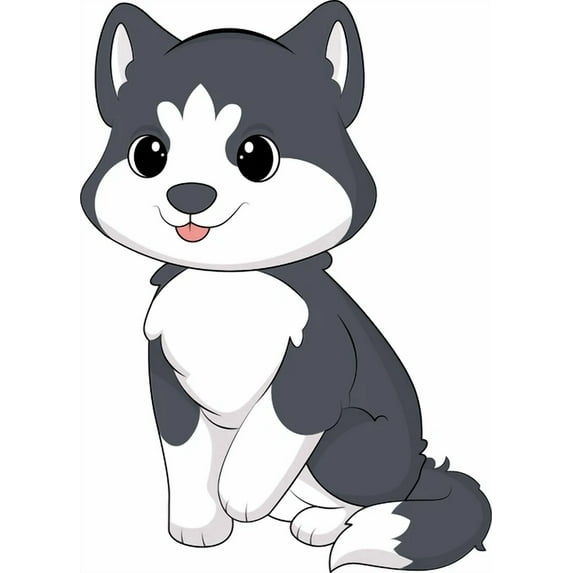 DOPASTICKER Cute Dog Car Sticker Dogs Sticker Phone Sticker, Latop ...