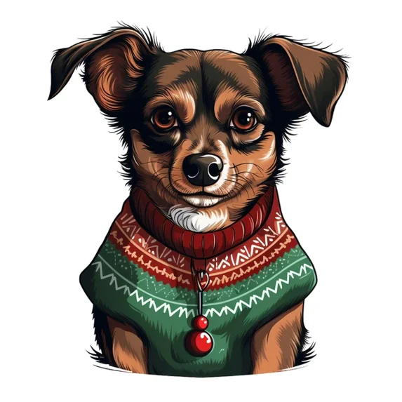 DOPASTICKER Cute Dog Car Sticker Dogs Sticker Phone Sticker, Latop ...