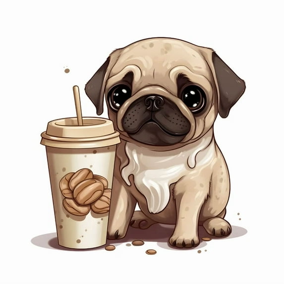 DOPASTICKER Cute Dog Car Sticker Dogs Sticker Phone Sticker, Latop ...