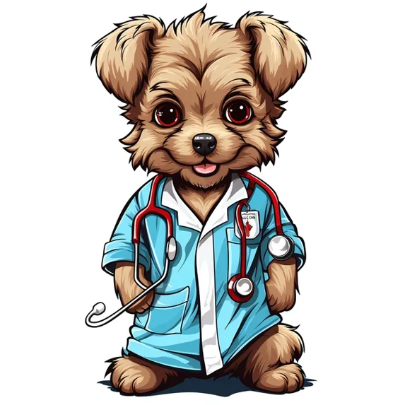 DOPASTICKER Cute Dog Car Sticker Dogs Sticker Phone Sticker, Latop ...